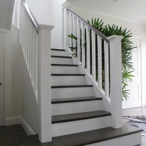 Closed Riser Staircase Installation - Timber Stair Services