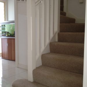 Closed Riser Staircase Installation - Timber Stair Services
