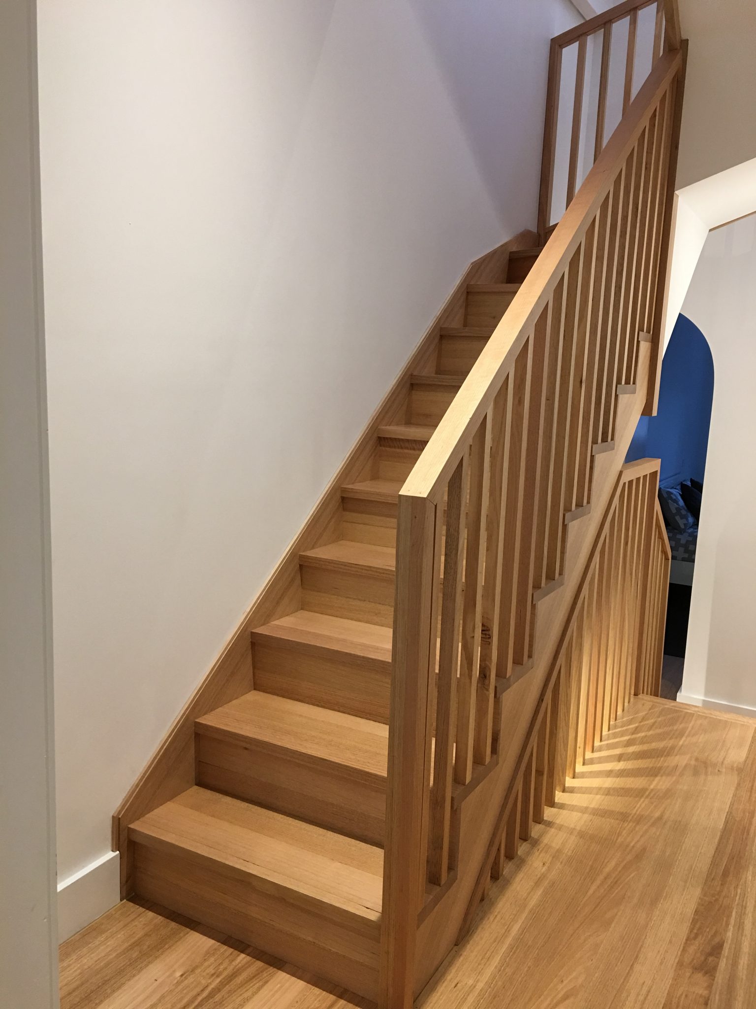 Cut Stringer Staircases Installation - Timber Stair Services