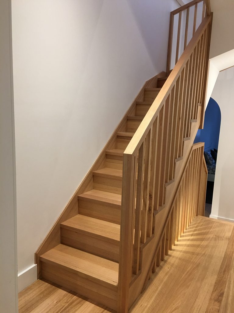 Cut Stringer Staircases Installation - Timber Stair Services