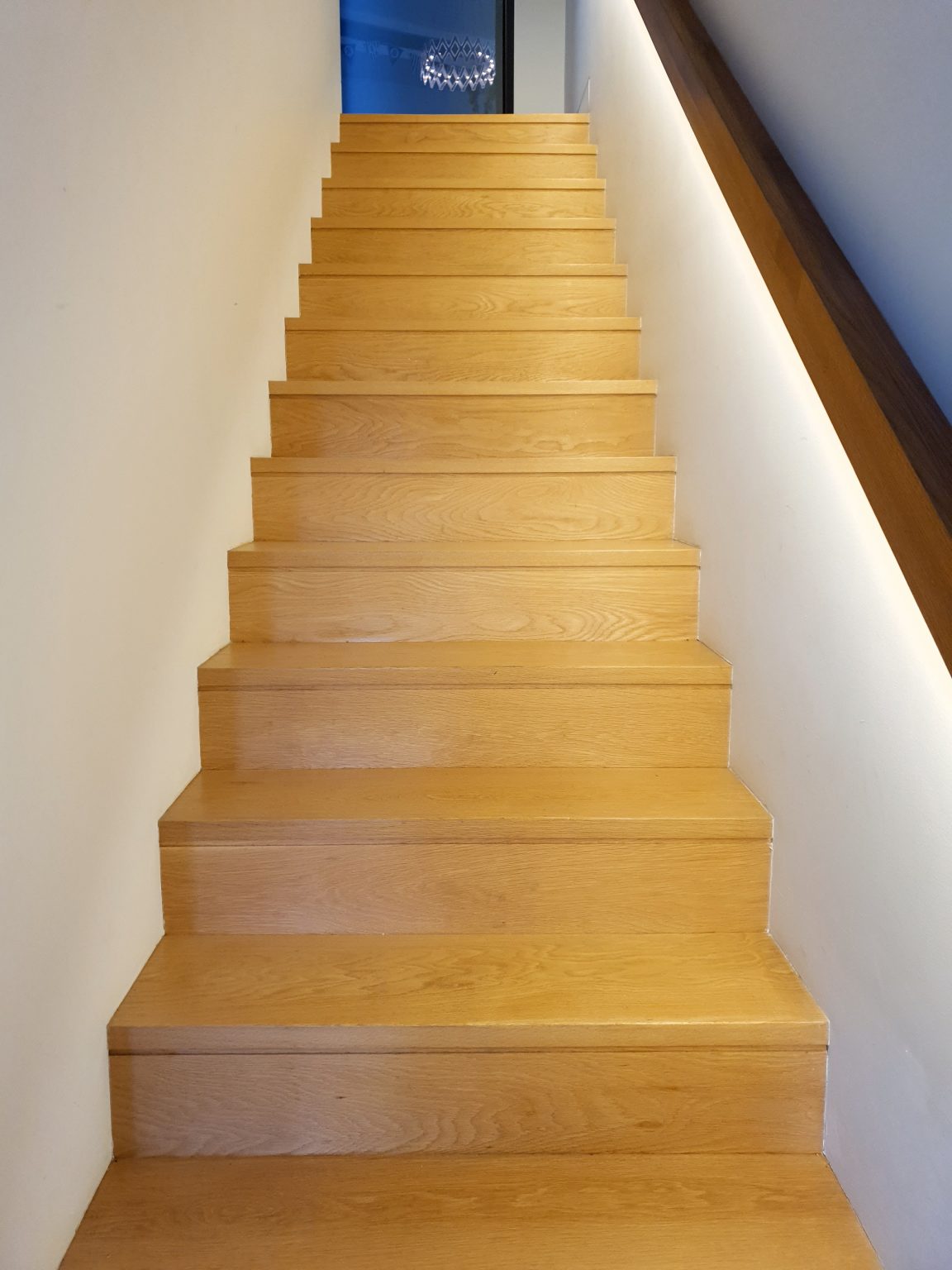 Closed Riser Staircase Installation - Timber Stair Services