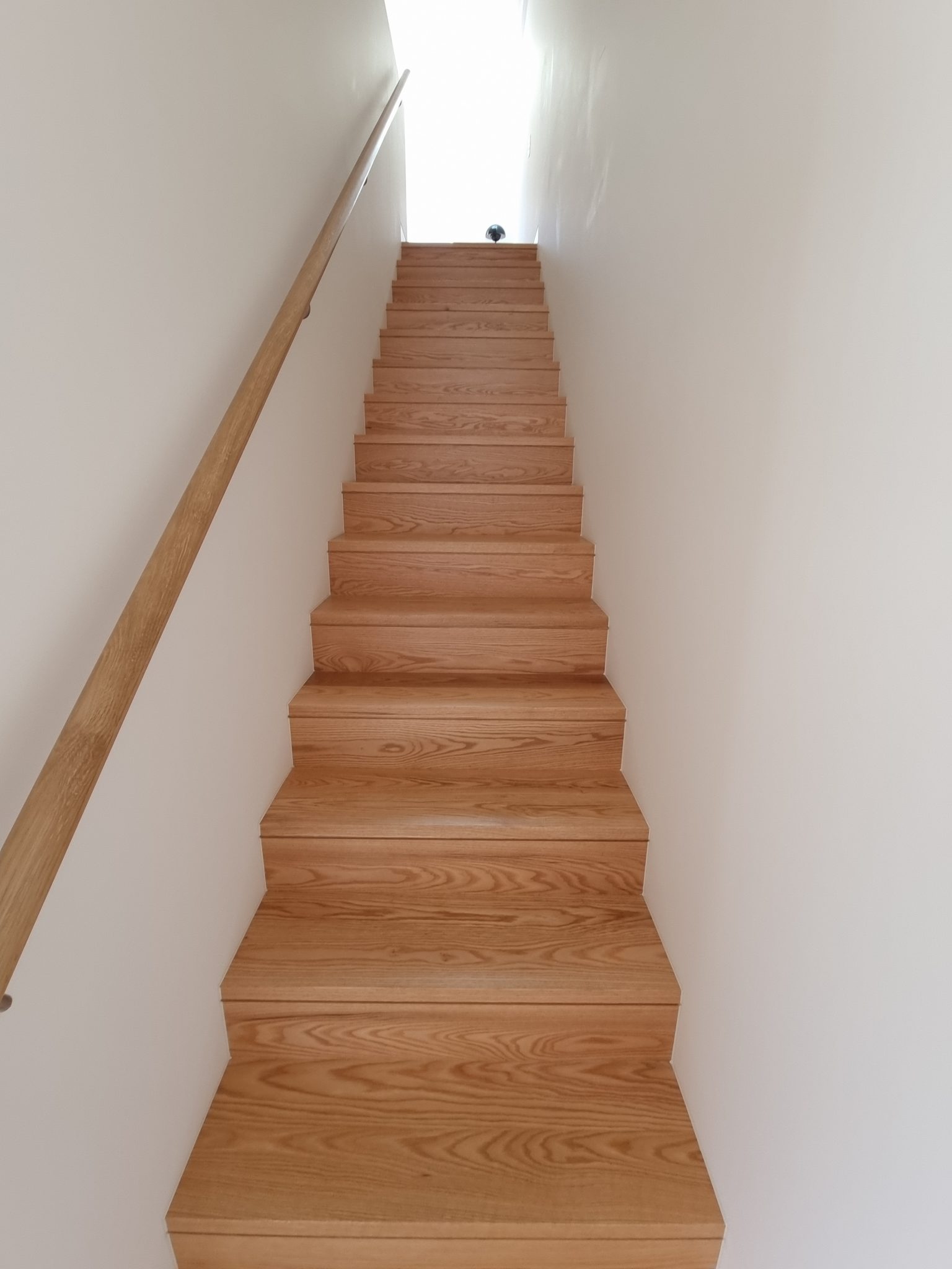 Closed Riser Staircase Installation - Timber Stair Services