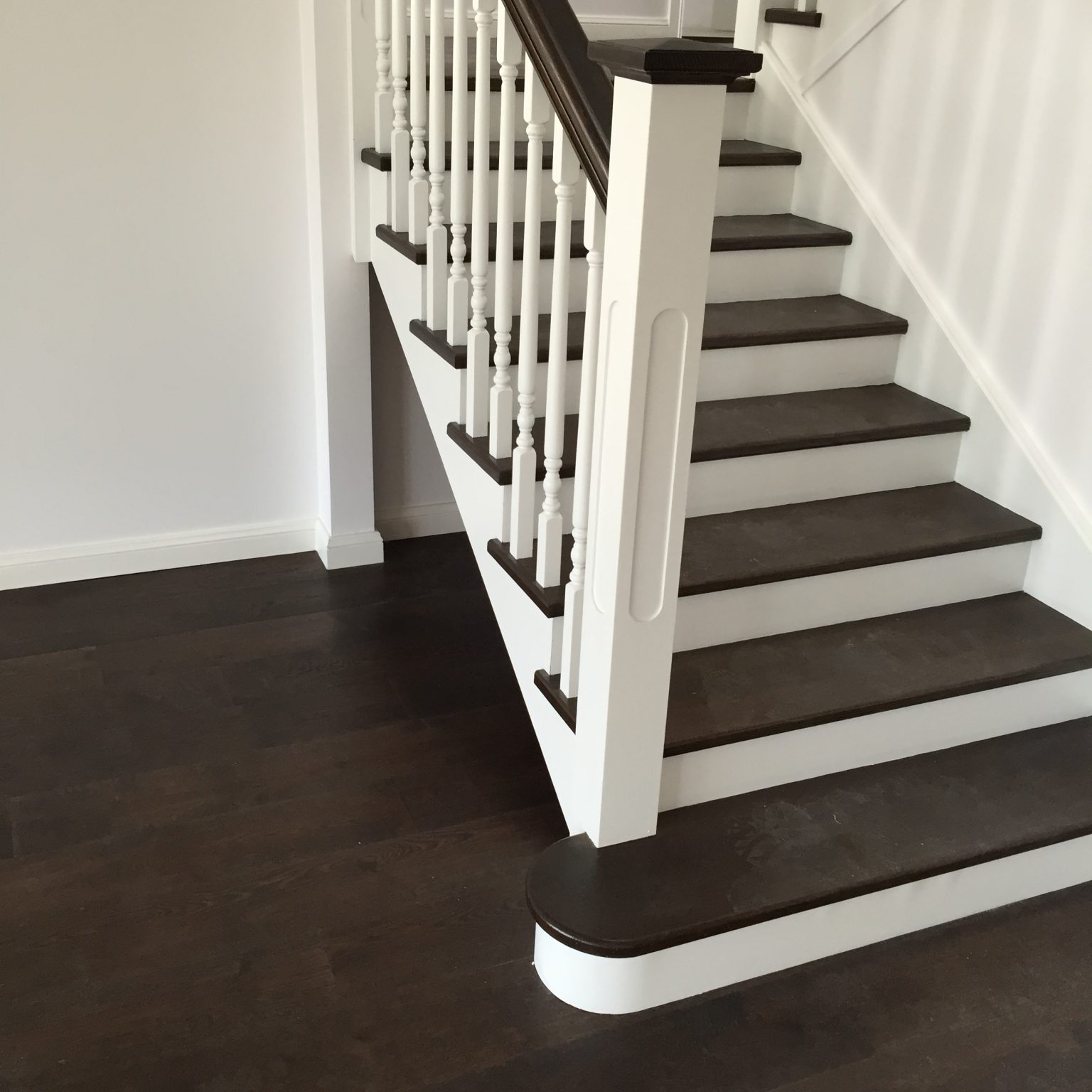 Closed Riser Staircase Installation - Timber Stair Services