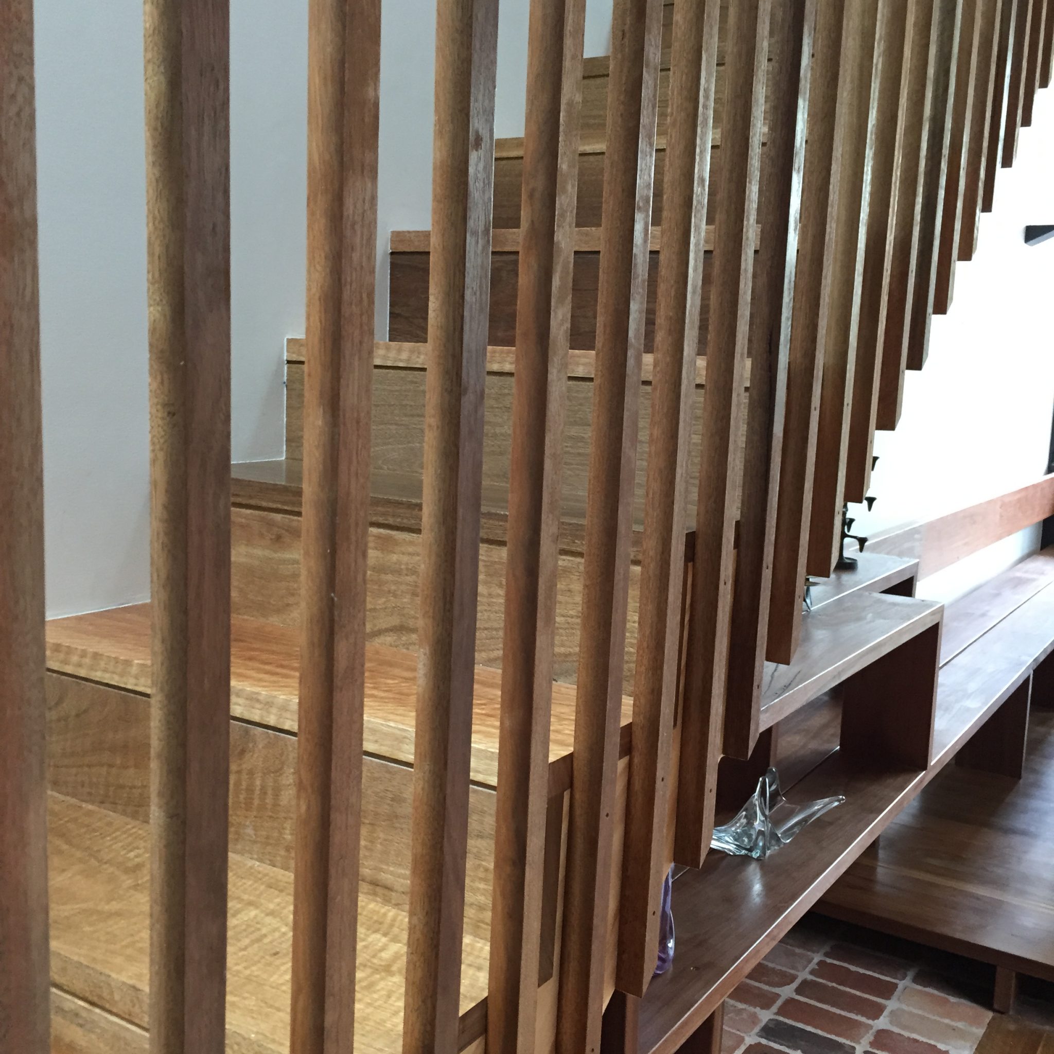Timber Staircase Screen Installation - Timber Stair Services