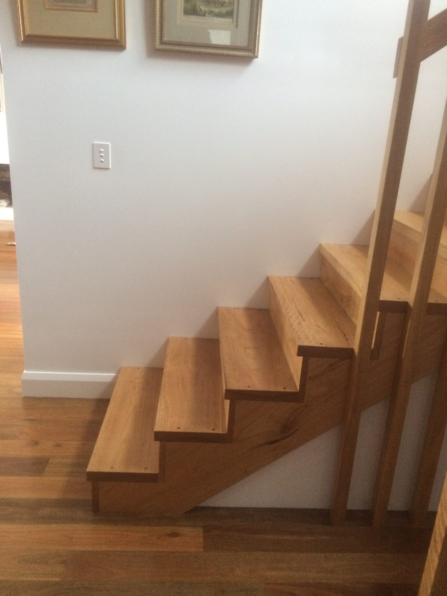 Cut Stringer Staircases Installation - Timber Stair Services